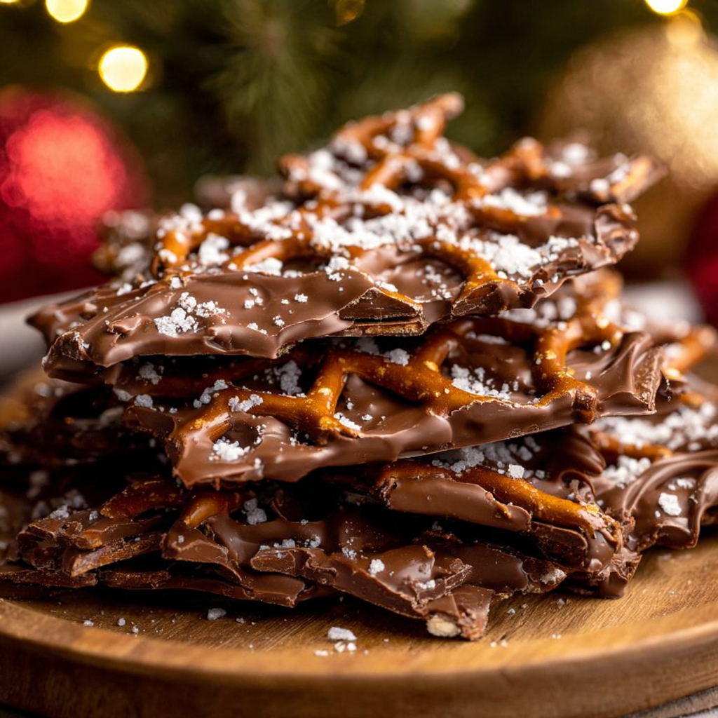 The Best New Years Chocolate Bark Cookies