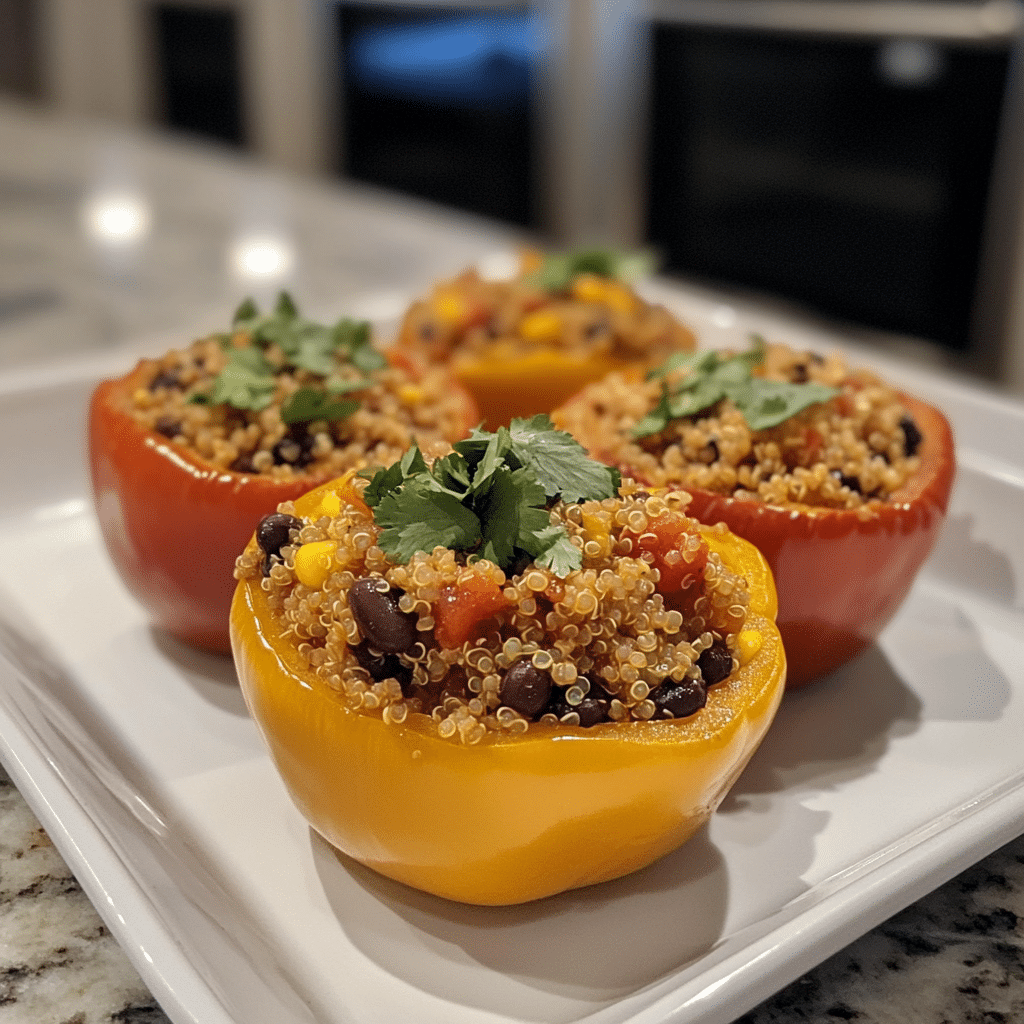 Quinoa Stuffed Bell Peppers
